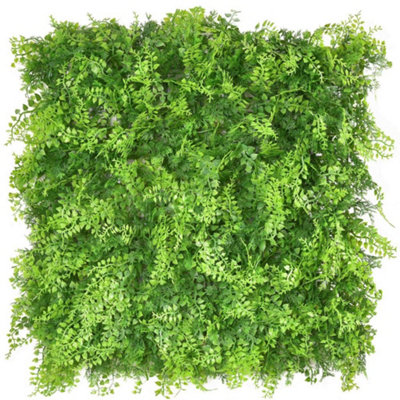 Artificial Conifer Hedge Panels 50x50cm, Indoor & Outdoor Living Wall ...