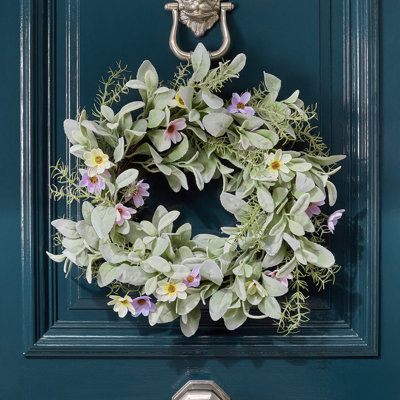 Artificial Door Wall Spring Wreath Home Decor, Multi - One Size
