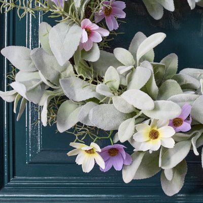 Artificial Door Wall Spring Wreath Home Decor, Multi - One Size