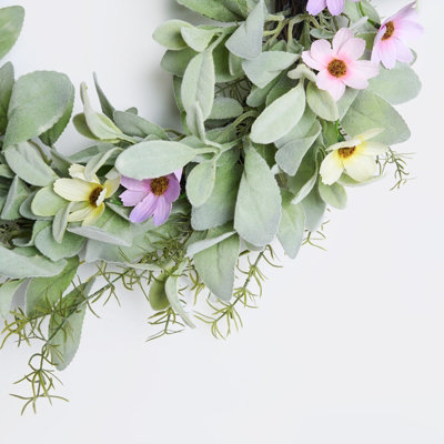 Artificial Door Wall Spring Wreath Home Decor, Multi - One Size