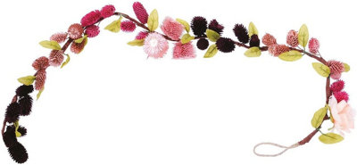 Artificial Everlasting Strawflower Garland - Colourful Faux Fake ...