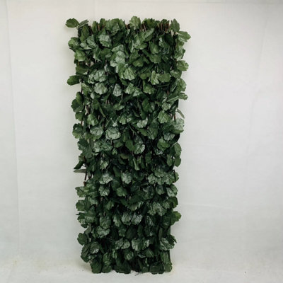 Artificial Faux Ivy Hedge Maple Leaf Screening Fence Ivy on Willow ...