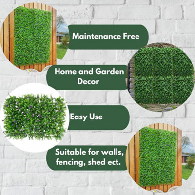 Artificial Garden Violet Bloom Trellis