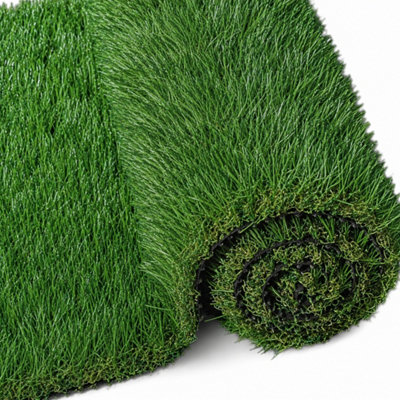 Artificial Grass 40mm Pile Pet-Friendly Thick Natural Realistic High ...