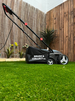 Artificial Grass Electric Power Broom Brush and Collect Pro UK