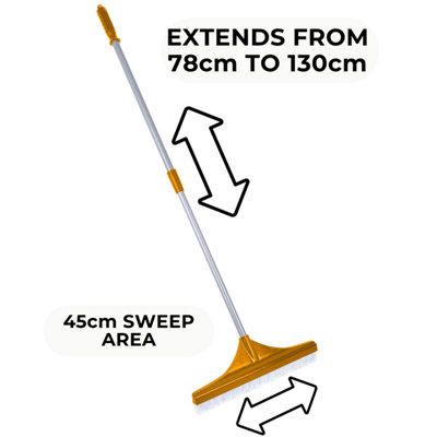 Artificial Grass Rake 45cm Wide Brush For Fake Lawn Astro Turf Garden
