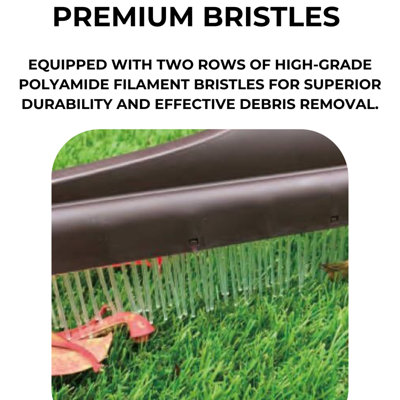 Artificial Grass Rake with Hose Attachment and Cleaning Fluid Dispenser ...