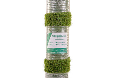 Artificial Grass Roll 4m x 1m/ 13ft x 3.3ft - Natural Looking Astro ...
