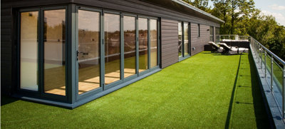 Artificial Grass Roll 4m x 1m/ 13ft x 3.3ft - Natural Looking Astro ...