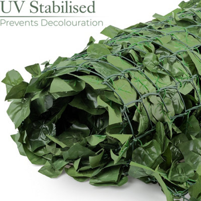 Artificial Ivy Leaf Fence Roll Garden Privacy Fence Screening 1m x 3m ...