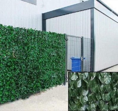 Artificial Ivy Privacy Fence Screening - Faux Leaf Hedge Panel for ...
