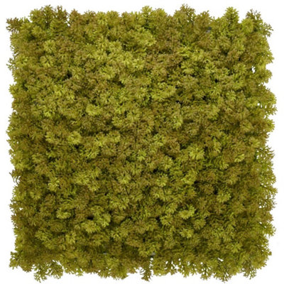 Artificial Olive Moss Hedge Panels 50x50cm, Indoor & Outdoor Living ...