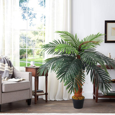 Artificial Plant Artificial Tree Fake Palm Tree House Plant Indoor ...