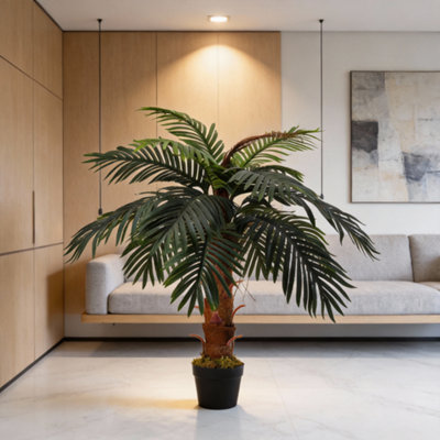 Artificial Plant Artificial Tree Fake Palm Tree House Plant Indoor ...