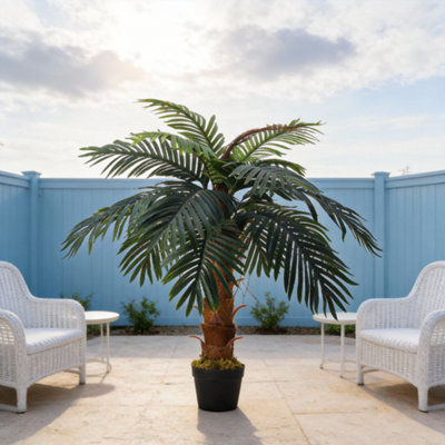 Artificial Plant Artificial Tree Fake Palm Tree House Plant Indoor ...