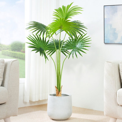 Artificial Plant Fan Palm Tree Indoor House plant 120 cm