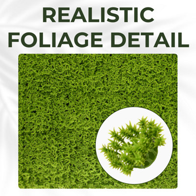 Artificial Plant Flower Living Wall Panels Realistic - Moss - Indoor ...
