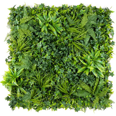 Artificial Plant Living Wall Panels Fence Covering Indoor Outdoor (Set ...