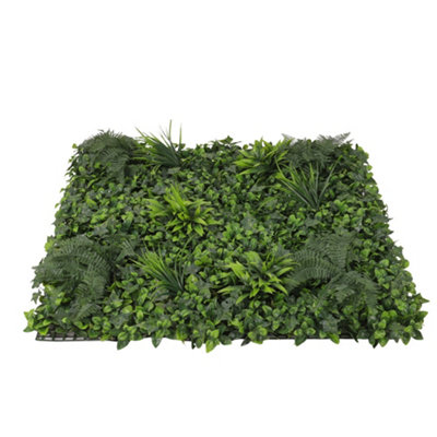 Artificial Plant Wall Panel Decoration Artificial Hedges Panels Leaf Lawn Wall Plant Greenery ...