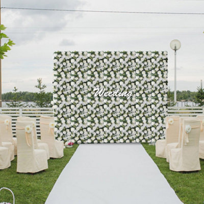 Artificial Plant Wall Panel Decoration Artificial Hedges Panels Rose Lawn Wall Plant Greenery ...