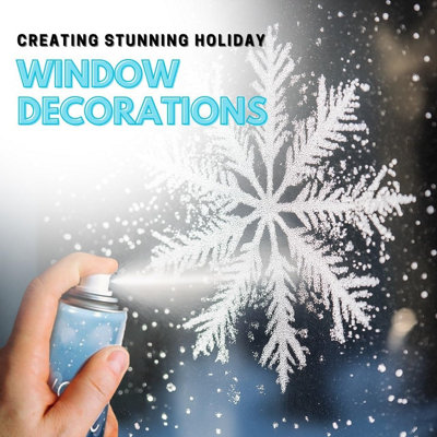 Artificial Snow Spray Christmas Trees Windows and Holiday Decorations 200ml