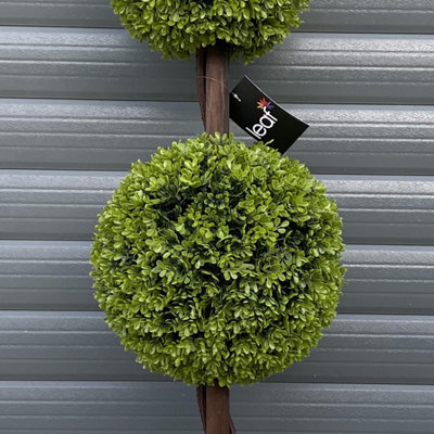 Artificial Topiary Triple Ball Boxwood Tree 120cm