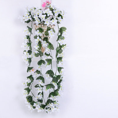 Artificial Violets Hanging Flowers Simulation Plant Home Decoration