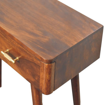 Artisan Furniture Solid Wood Chestnut T-Bar Console Table
