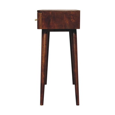 Artisan Furniture Solid Wood Chestnut T-Bar Console Table