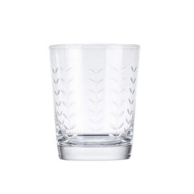 Artisan Street Leaf Short Tumbler Glass