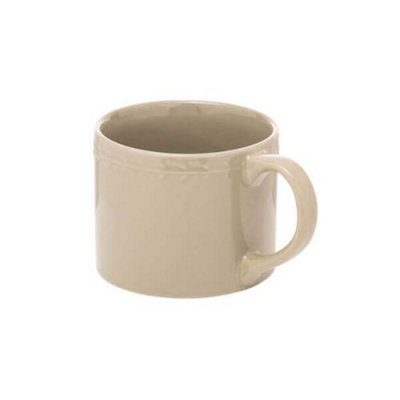 Artisan Street Leaf Stone Mug Beige