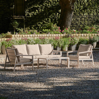 Aruba Grey Outdoor Seating Set for 5