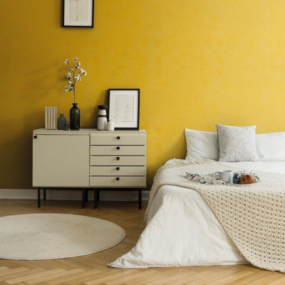 AS Creation Mustard Yellow New Unique Wallpaper 377887