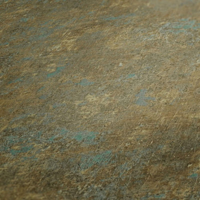 AS Creation Plain Bronze, Teal, Brown Wallpaper History of Arts Non ...