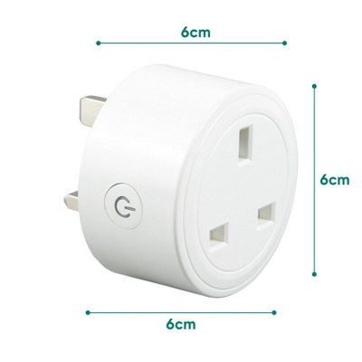 ASAB Albert Austin Smart WiFi Plug 16A with App Control and Timer Alexa ...
