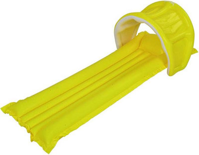 ASAB Inflatable Sun Protector Canopy Lilo Mat Summer Beach Lounger Pool ...