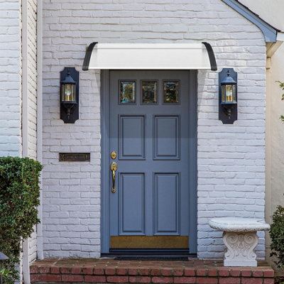 ASAB Outdoor Waterproof Door Canopy Awning - ABS Brackets - Front ...