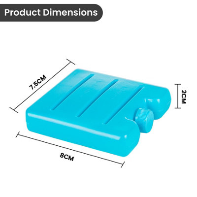 ASAB Pack Of 6 Freezer Blocks - Assorted Colours