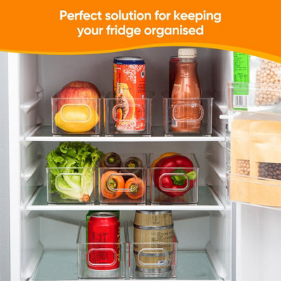 ASAB Transparent Acrylic Fridge Organisers 8 Pack