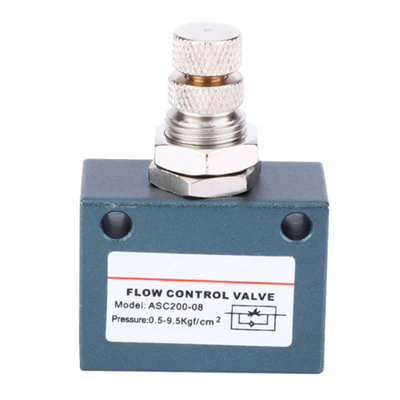 ASC200-08 G1/4 Pneumatic Air Flow Control Valve-Aluminum Throttle Valve