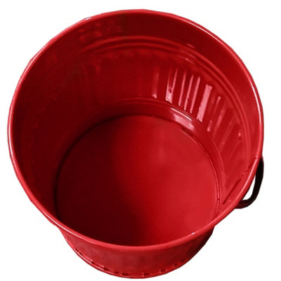 Ash Bucket- Large Ash Bin Corrugated with Lid - 30L Fireplace Ash Bin ...