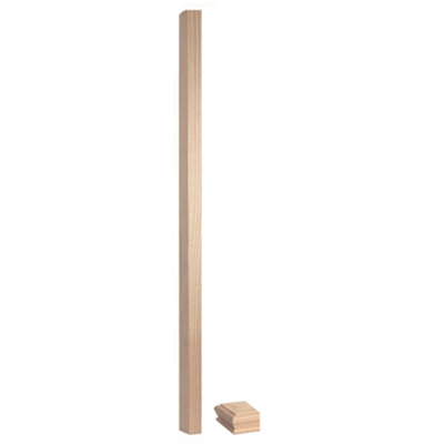 Ash Complete Square Newel Post 90mm x 90mm x 1500mm Inc Cap UK ...