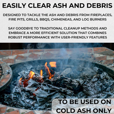 Ash Vacuum Cleaner - Ultra-Fine HEPA Filter - Hoover For Wood Log ...