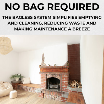 Ash Vacuum Cleaner - Ultra-Fine HEPA Filter - Hoover For Wood Log ...