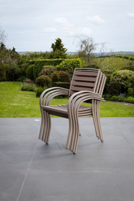 Ashdown 130cm x 70cm Outdoor Patio Table and 4 Chair Set