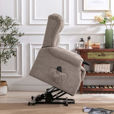 Ashfield Electric Fabric Dual Motor Riser Rise Recliner Lift Mobility ...