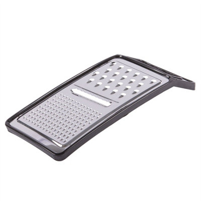 Ashley - 3-in-1 Stainless Steel Flat Grater - 24cm x 10.5cm | DIY at B&Q