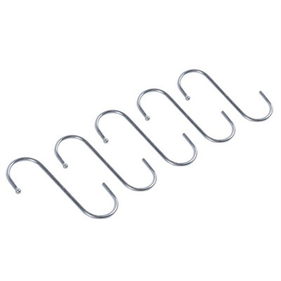 Ashley Stainless Steel S-Hooks - Pack of 5