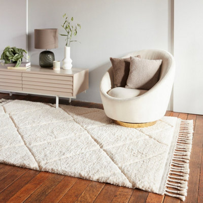 Asiatic Fes FE01 Shaggy Rug-120cm X 170cm
