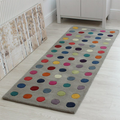 Asiatic Funk Spotty Multi Rug-150cm (Circle) | DIY at B&Q